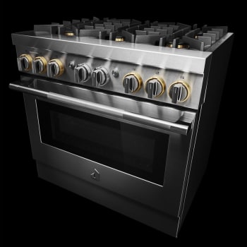 JennAir JDRP436HL 36 Inch Smart Dual Fuel Professional Range with WiFi ...