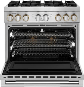 JennAir JDRP436HL 36 Inch Smart Dual Fuel Professional Range with WiFi ...
