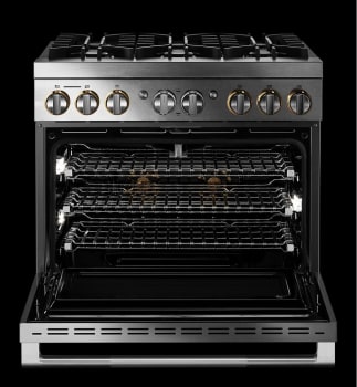 JennAir JDRP436HL 36 Inch Smart Dual Fuel Professional Range with WiFi ...