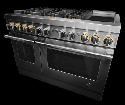 JennAir JDRP548HL 48 Inch Freestanding Professional Dual Fuel Smart ...
