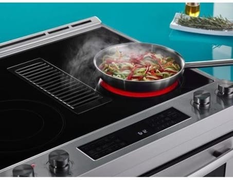 JennAir JES1750FS 30 Inch Slide-In Professional Electric Range with 4 ...