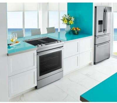 JennAir JES1750FS 30 Inch Slide-In Professional Electric Range with 4 ...