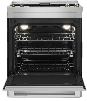 JennAir JES1750ML 30 Inch Slide-In Downdraft Electric Range with 4 ...