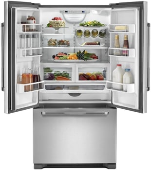 JennAir JFFCF72DKL 36 Inch Freestanding French Door Refrigerator with ...