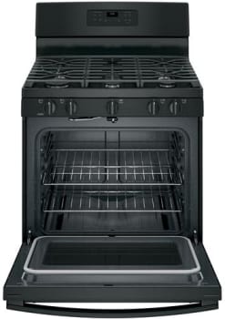 GE JGB660DEJBB 30 Inch Freestanding Gas Range with 5 Sealed Burners, 5 ...