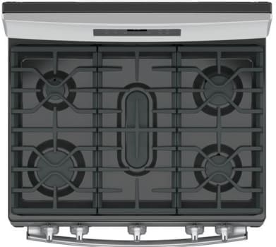 GE JGB660SEJSS 30 Inch Freestanding Gas Range with 5 Sealed Burners, 5 ...