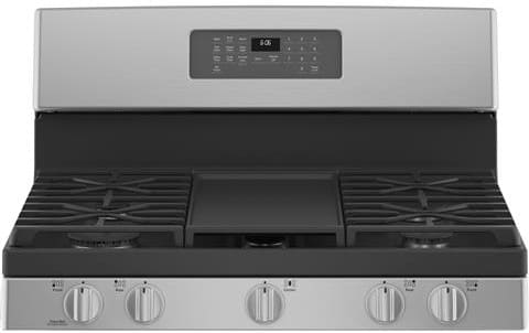 GE JGB660YPFS 30 Inch Freestanding Gas Range with 5 Sealed Burners, 5.0 ...