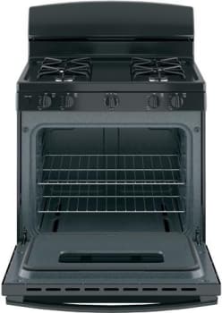 GE JGBS10DEMBB 30 Inch Freestanding Gas Range with 4 Sealed Burners, 4. ...