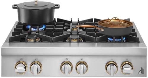 JennAir JGCP436HL 36 Inch Gas Rangetop with Dual-Stacked PowerBurners ...