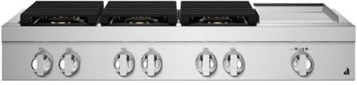 JennAir JGCP548HM 48 Inch Gas Rangetop with 6 Sealed Brass Burners ...