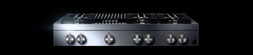 JennAir JGCP648HL 48 Inch Gas Rangetop 4 Sealed Brass Burners, Grill ...