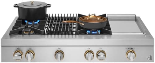 JennAir JGCP748HL 48 Inch Gas Rangetop with 4 Sealed Brass Burners ...