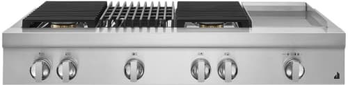 JennAir JGCP748HM 48 Inch Gas Rangetop with 4 Sealed Brass Burners ...