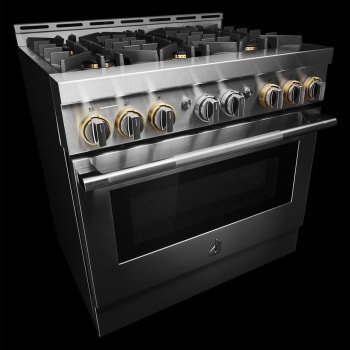 JennAir JGRP436HL 36 Inch Freestanding Pro-Style Gas Smart Range with 6 ...