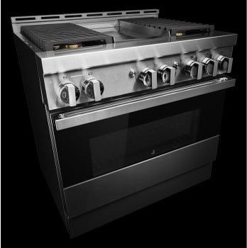 JennAir JGRP536HM 36 Inch Smart Pro-Style Gas Range with WiFi, Dual ...