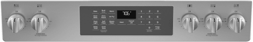 GE JGS760SPSS 30 Inch Slide-In Smart Gas Range with 5 Sealed Burners, 5 ...