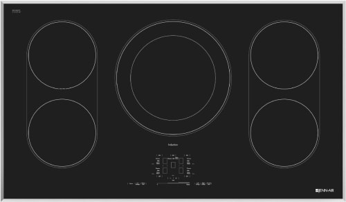 JennAir JIC4536XS 36 Inch Induction Cooktop with 5 Element Burners ...