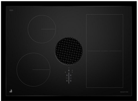 JennAir JIDT730SBL Induction Downdraft Cooktop with 4 Heating Zones ...