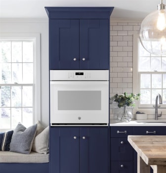 GE JKS3000DNWW 27 Inch Built-In Single Wall Oven with 4.3 cu. ft. Total ...
