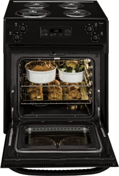 GE JM250DTBB 27 Inch Drop-in Electric Range with 4 Coil Burners, 3.0 cu ...