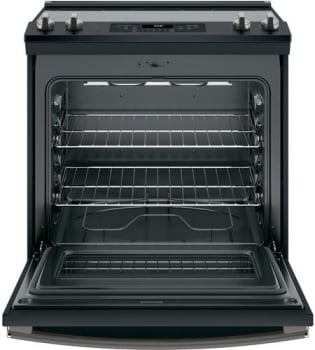 GE JS645FLDS 30 Inch Slide-In Electric Range with 4 Radiant Elements, 5 ...