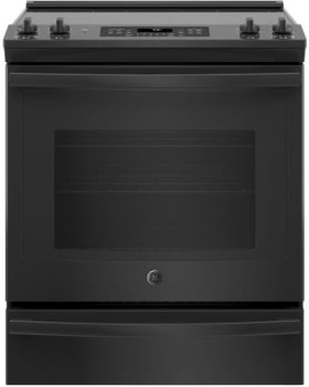 GE JS760DLBB 30 Inch Slide-In Electric Range with True Convection, Fast ...