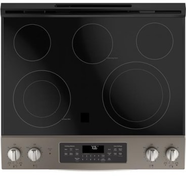 GE JS760ELES 30 Inch Slide-In Electric Range with True Convection, Fast ...