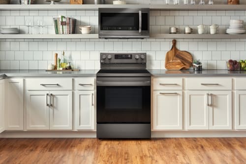 LG LREL6323D 30 Inch Electric Smart Range with 5 Radiant Elements, 6.3 ...