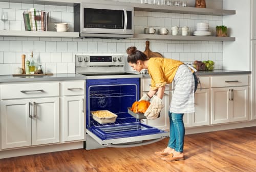 LG LREL6325F 30 Inch Electric Smart Range with 5 Radiant Elements, 6.3 ...