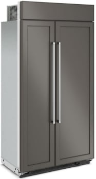 KitchenAid KBSN702MPA 42 Inch Panel Ready Built-In Side by Side ...