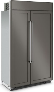 KitchenAid KBSN708MPA 48 Inch Built-In Side-by-Side Refrigerator with ...