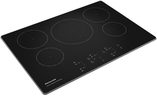KitchenAid KCIG550JSS 30 Inch Induction Cooktop with 5 Elements, 10 ...