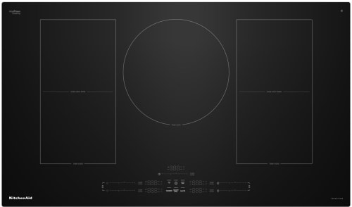 KitchenAid KCIT736SBL Induction Smart Cooktop with 5 Heating Zones ...