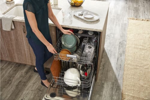 KitchenAid KDFE204KPS 24 Inch Full Console Dishwasher with 13 Place ...
