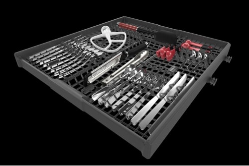 KitchenAid KDFE204KWH 24 Inch Full Console Dishwasher with 13 Place ...