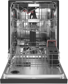KitchenAid KDFM404KPS 24 Inch Full Console Dishwasher with 16 Place ...