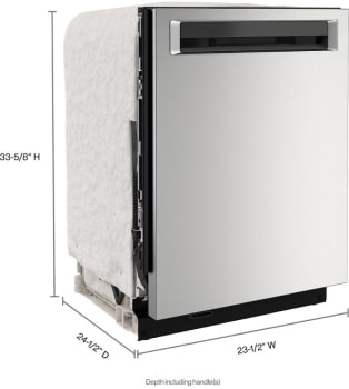 KitchenAid KDPM604KPS 24 Inch Fully Integrated Dishwasher with 16 Place ...