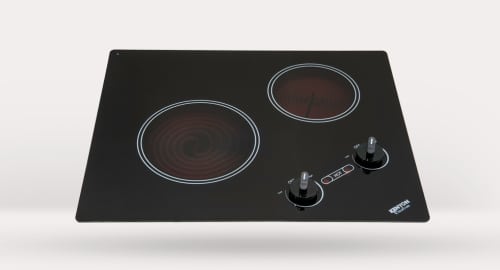 Kenyon B41604 21 Inch Electric Cooktop with 2 Elements, Ceramic Glass ...
