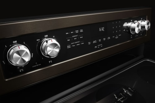 KitchenAid KFEG500EBS 30 Inch Freestanding Electric Range with 5 ...