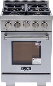 Kucht Professional KFX2400XS 24 Inch Freestanding Professional Gas ...