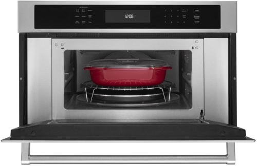 KitchenAid KMBP100ESS 30 Inch Built-in Microwave Oven with 1.4 Cu. Ft ...