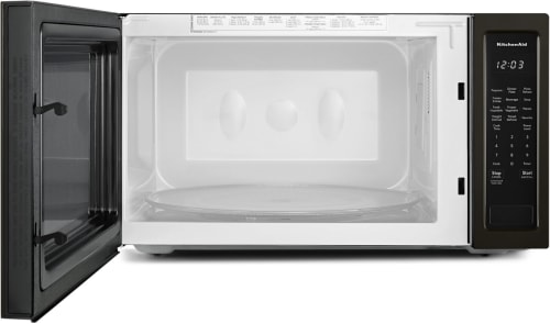 KitchenAid KMCS3022GBS 24 Inch Countertop Microwave Oven with 2.2 Cu ...
