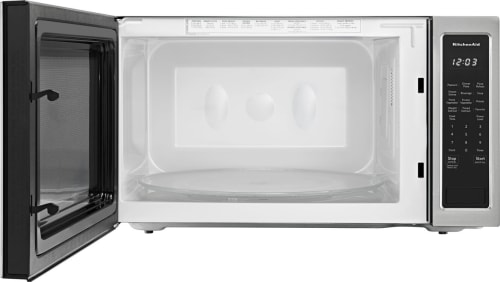 KitchenAid KMCS3022GSS 24 Inch Countertop Microwave Oven with 2.2 cu ...