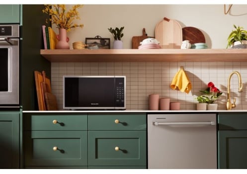 KitchenAid KMCS522PPS 22 Inch Countertop Microwave with 1.5 cu. ft ...