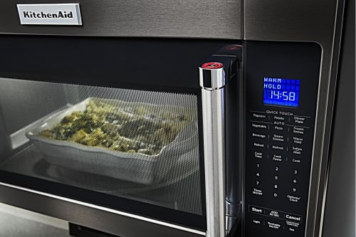KitchenAid KMHS120EBS 30 Inch Over-the-Range Microwave Hood Combination ...