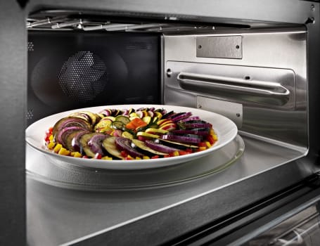 KitchenAid KOCE500EBS 30 Inch Double Combination Electric Wall Oven ...