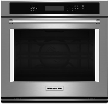 KitchenAid KOSE500ESS 30 Inch Single Convection Electric Wall Oven with ...