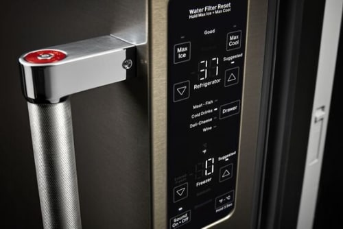 KitchenAid KRFC704FPS 36 Inch Counter-Depth French Door Refrigerator ...