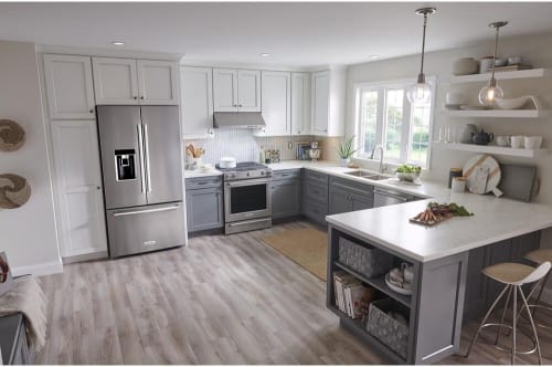 KitchenAid KRFC704FPS 36 Inch Counter-Depth French Door Refrigerator ...