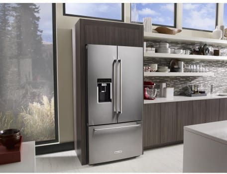 KitchenAid KRFC704FPS 36 Inch Counter-Depth French Door Refrigerator ...